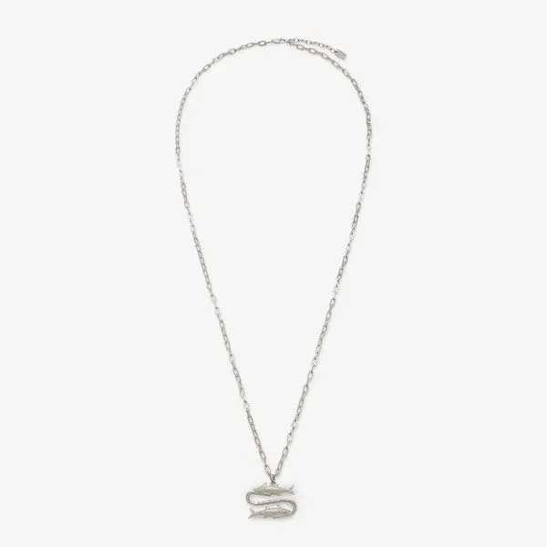 Fendi Pisces Zodiac Pendant Necklace