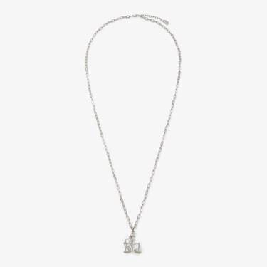 Fendi Libra Zodiac Pendant Necklace