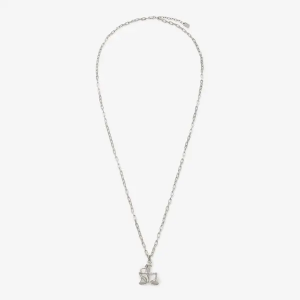 Fendi Libra Zodiac Pendant Necklace