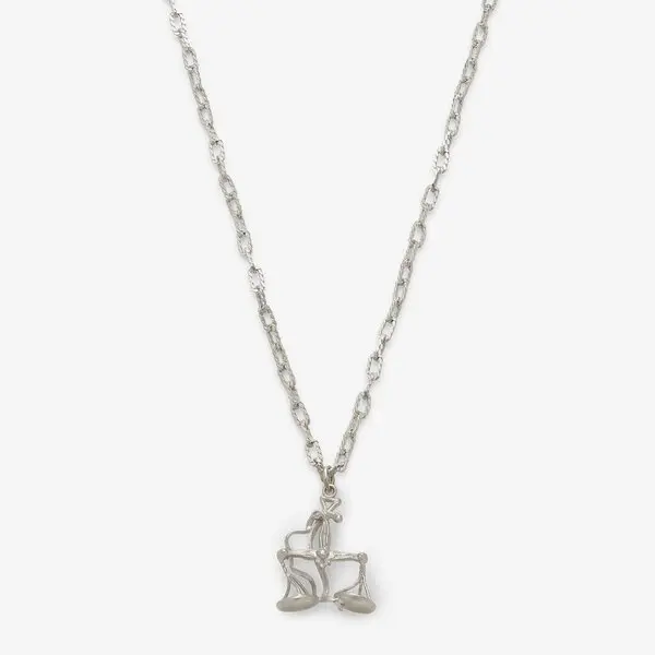 Fendi Libra Zodiac Pendant Necklace