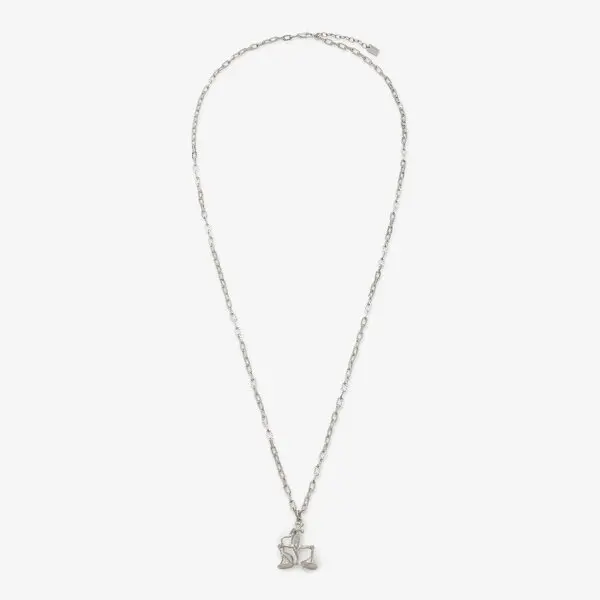 Fendi Libra Zodiac Pendant Necklace