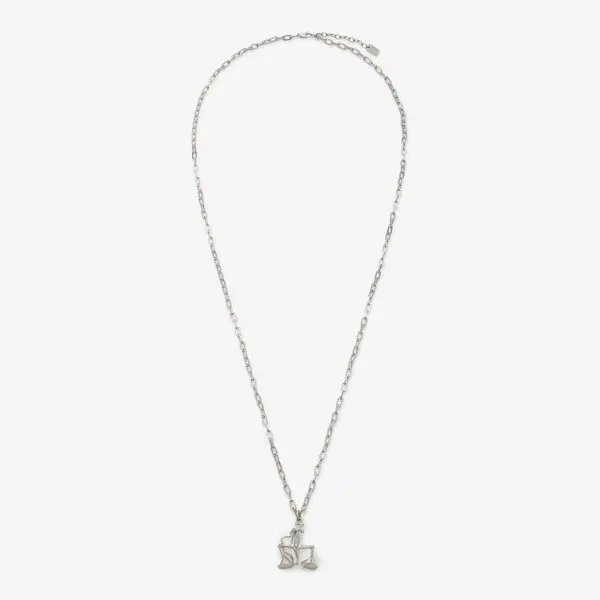 Fendi Libra Zodiac Pendant Necklace