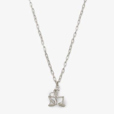 Fendi Libra Zodiac Pendant Necklace
