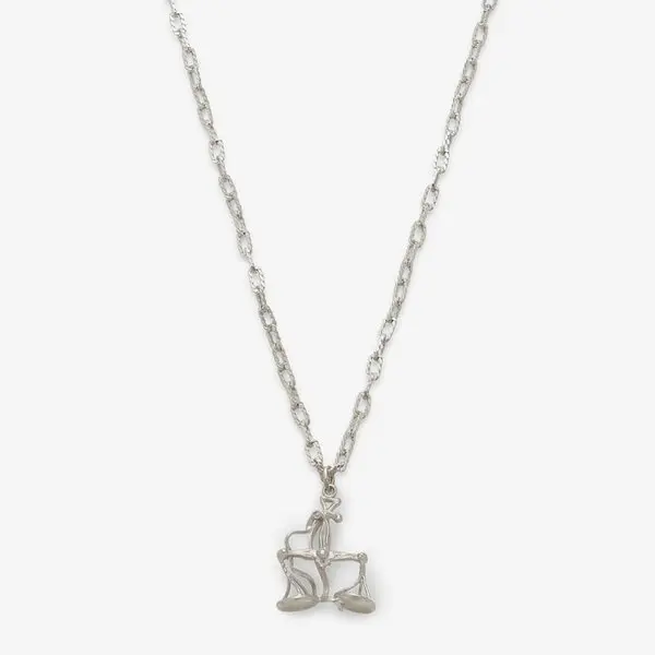Fendi Libra Zodiac Pendant Necklace
