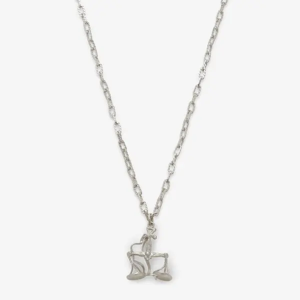 Fendi Libra Zodiac Pendant Necklace