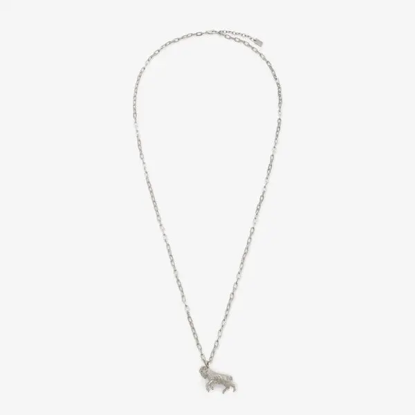 Fendi Aries Zodiac Pendant Necklace