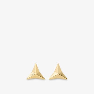 Fendi Sign Stud Earrings