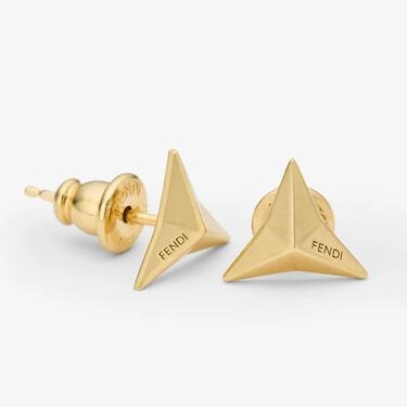 Fendi Sign Stud Earrings
