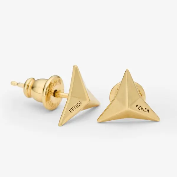 Fendi Sign Stud Earrings