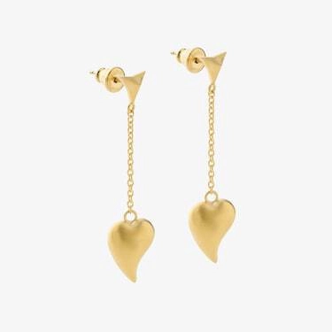 Fendi Heartbeat Pendant Earrings