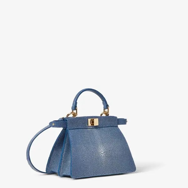 Fendi Peekaboo Iseeu Petite Bag - Light Blue