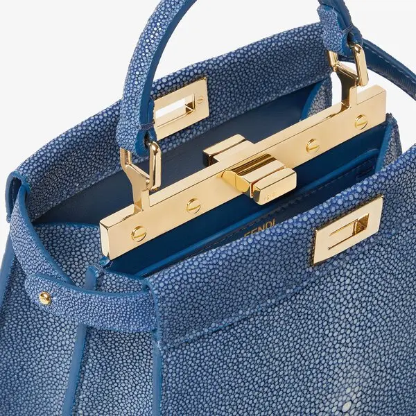 Fendi Peekaboo Iseeu Petite Bag - Light Blue