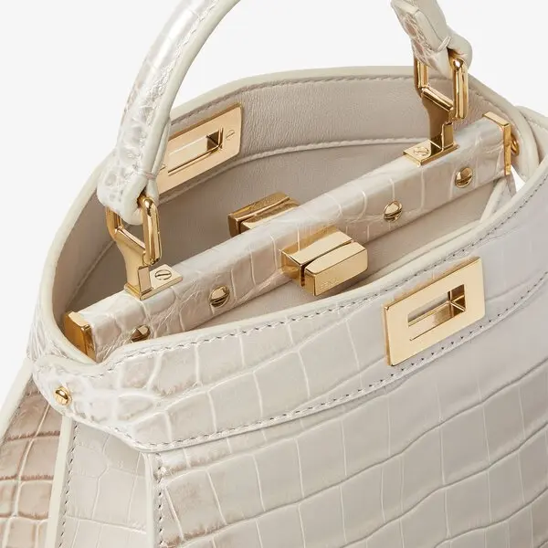 Fendi Peekaboo Iseeu Petite Bag - Grey