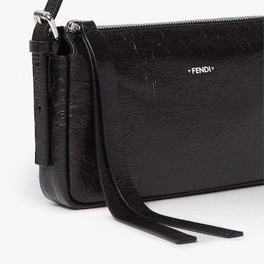 Fendi Small Zip Top Bag In Calfskin