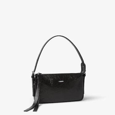 Fendi Small Zip Top Bag In Calfskin