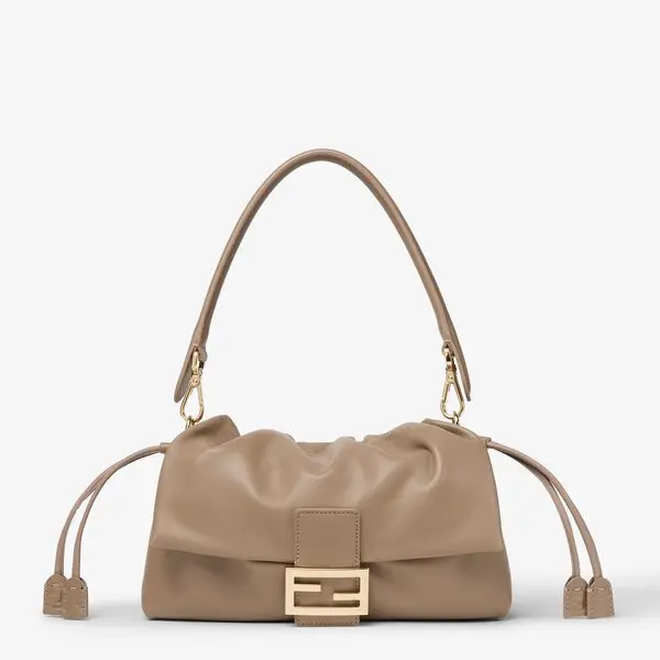 Fendi Baguette Soft Medium Bag - Grey