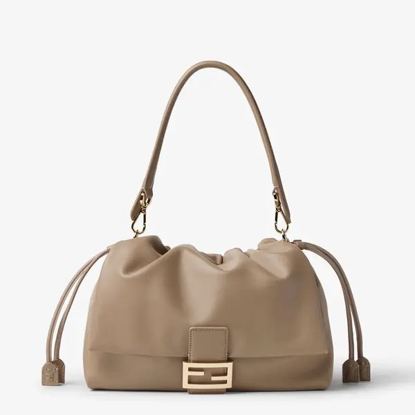 Fendi Baguette Soft Large Bag - Beige