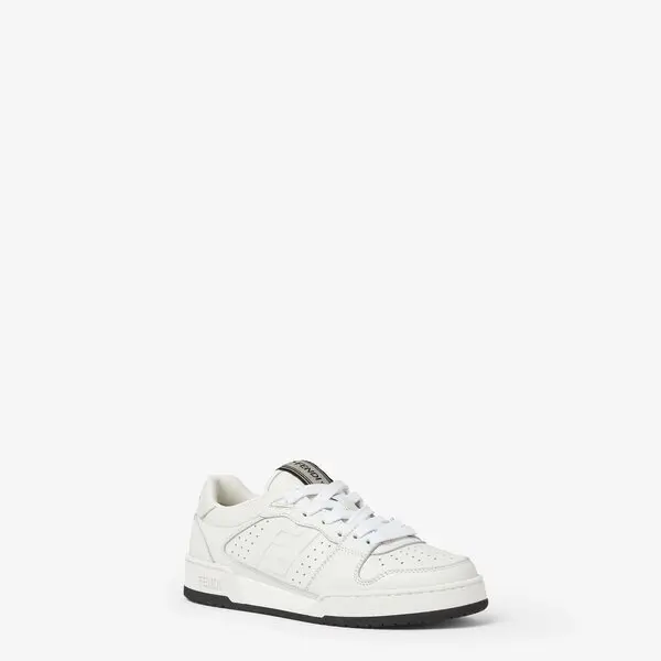 Fendi Match Trainers With Ribbon Detailing - White