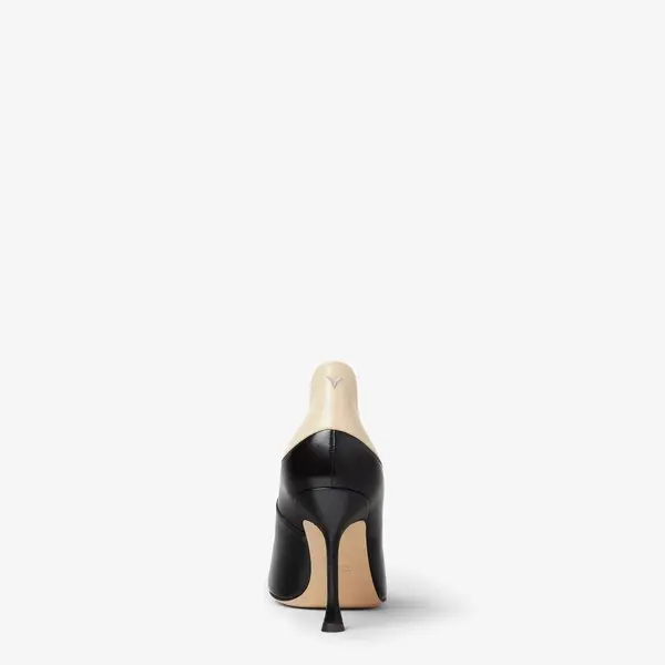 Fendi Leather Court Shoes With Stiletto Heel - Black