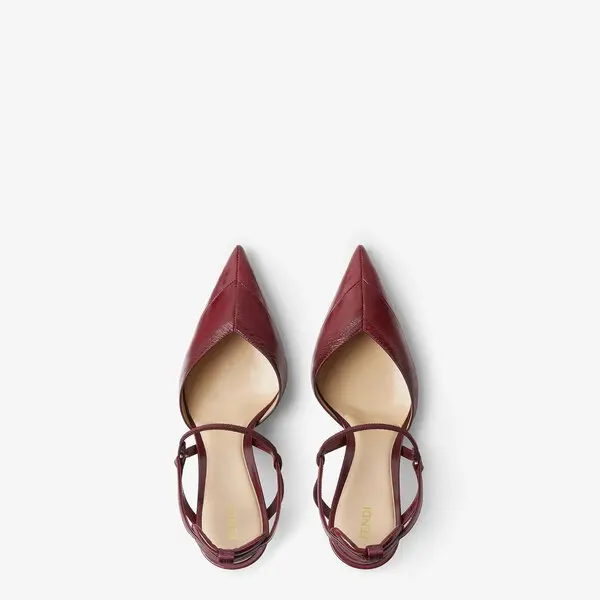 Fendi Very Colibrì Slingbacks - Red
