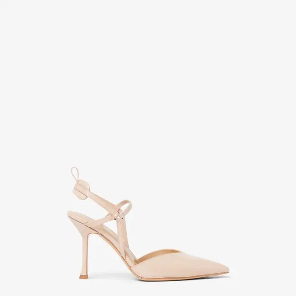Fendi Colibrì Lite Patent Calf Leather Slingbacks - Pink