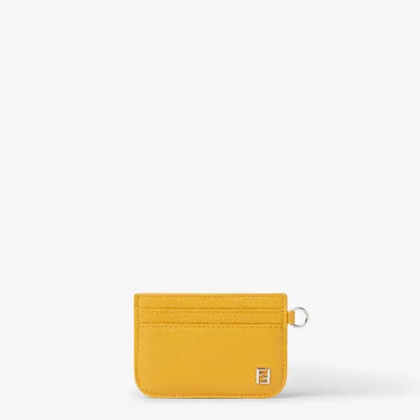 Fendi Ff Card Case - Yellow