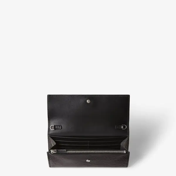 Fendi Continental Tube Wallet With Chain
