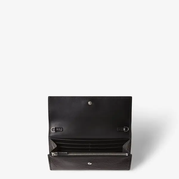 Fendi Continental Tube Wallet With Chain