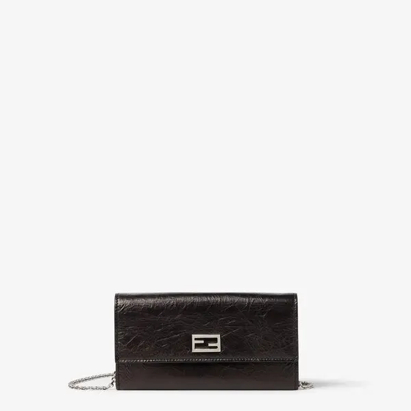 Fendi Continental Tube Wallet With Chain