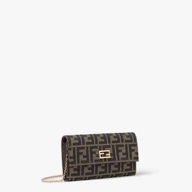 Fendi Tube Continental With Chain