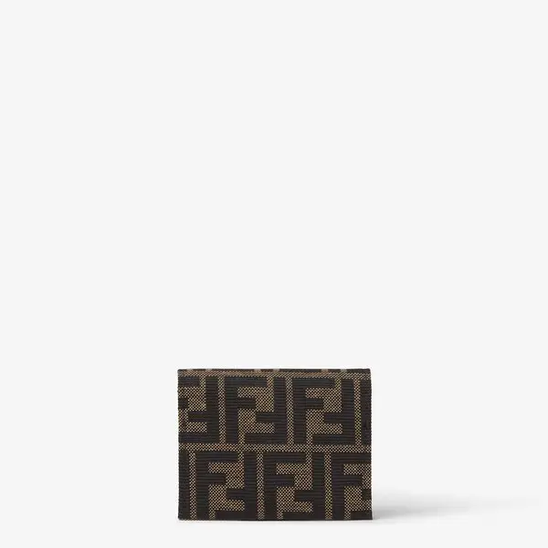 Fendi Ff Jacquard Card Case