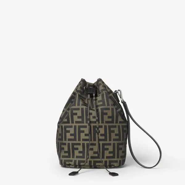 Fendi Ff Light Drawstring Pouch Medium