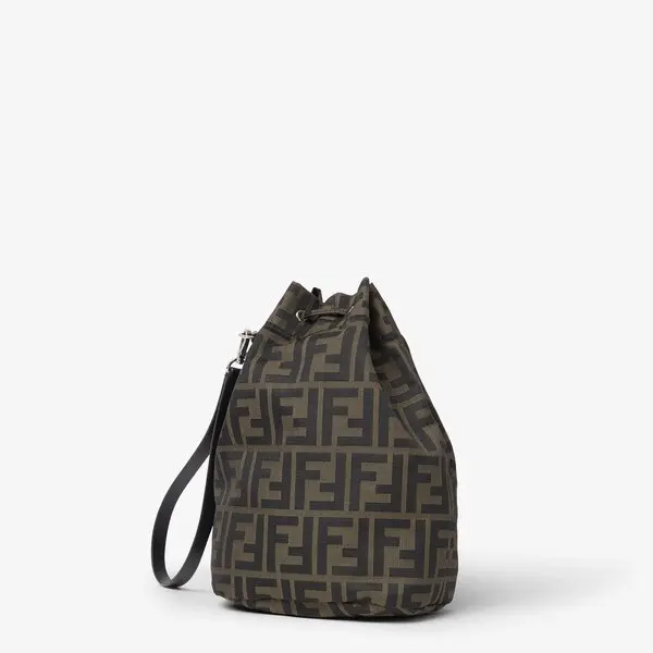 Fendi Ff Light Drawstring Pouch Medium