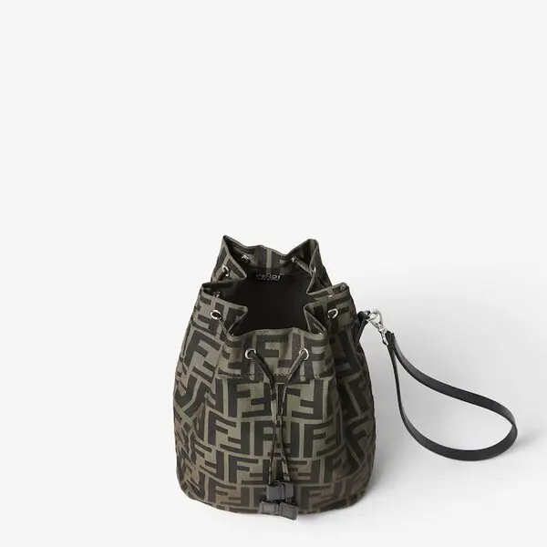 Fendi Ff Light Drawstring Pouch Medium