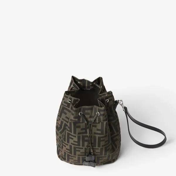 Fendi Ff Light Drawstring Pouch Medium