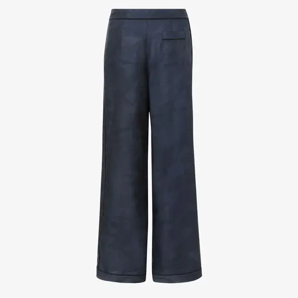 Fendi Silk Twill Trousers