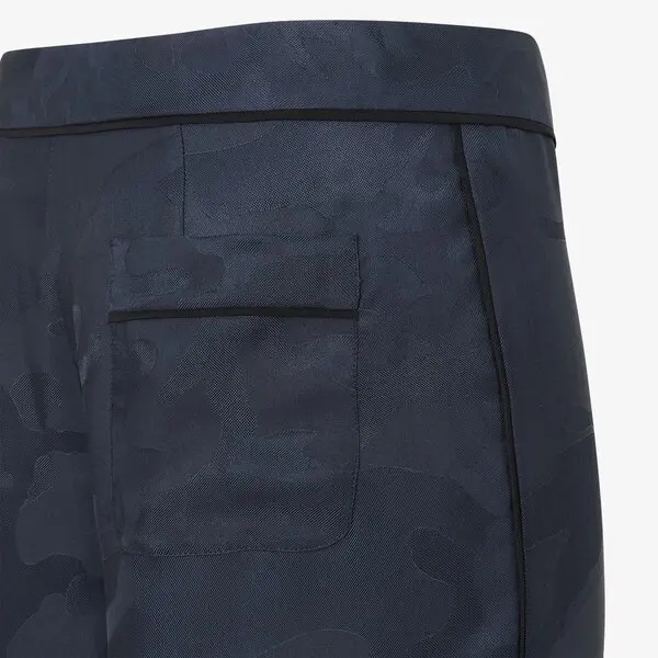 Fendi Silk Twill Trousers