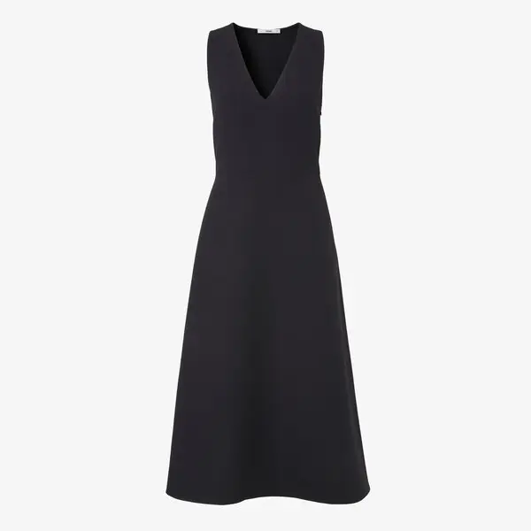 Fendi Wool And Silk Midi Dress