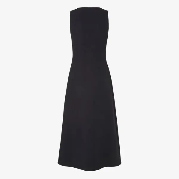 Fendi Wool And Silk Midi Dress