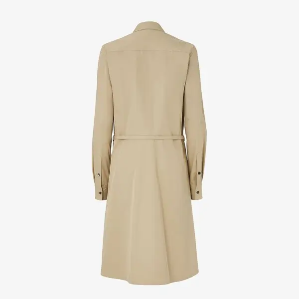 Fendi Cotton Shirt Dress With Belt
