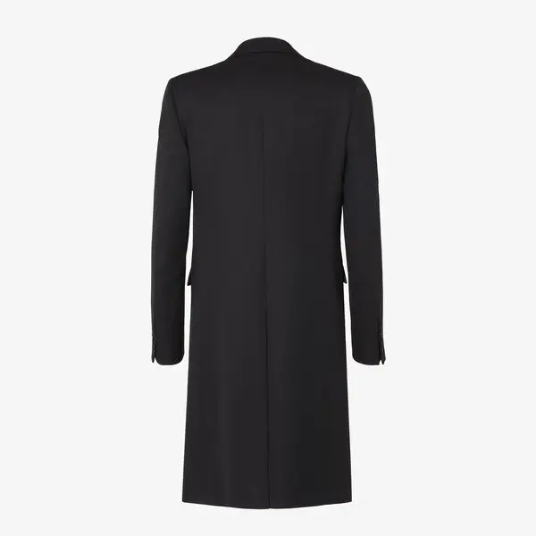 Fendi Single-breasted Wool Coat