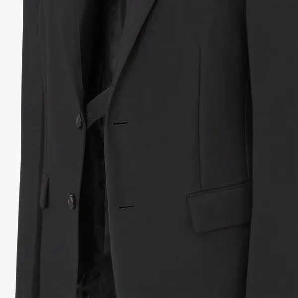 Fendi Single-breasted Kid Mohair Blazer