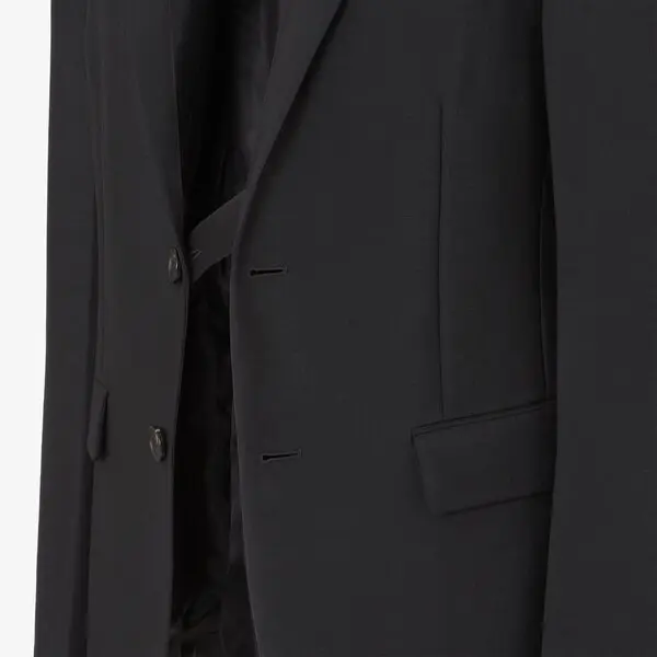 Fendi Single-breasted Kid Mohair Blazer