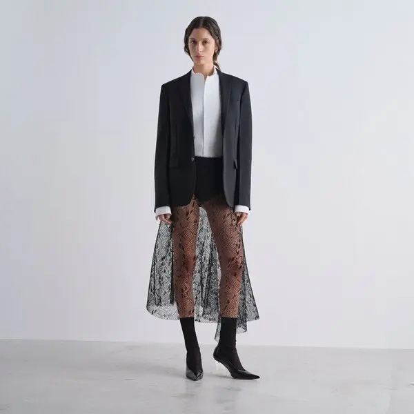 Fendi Single-breasted Kid Mohair Blazer