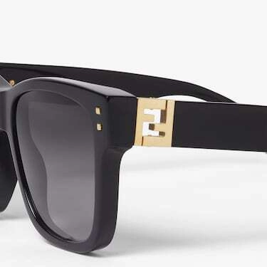 Fendi Fold Square Acetate Sunglasses