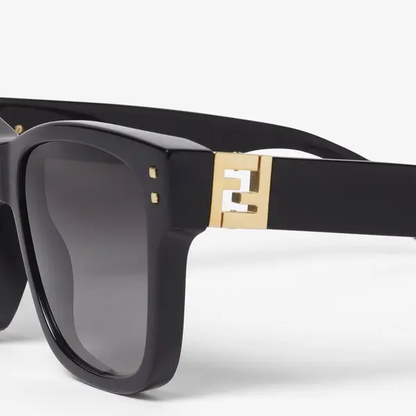 Fendi Fold Square Acetate Sunglasses