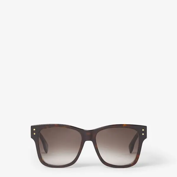 Fendi Ff Logo Square Sunglasses