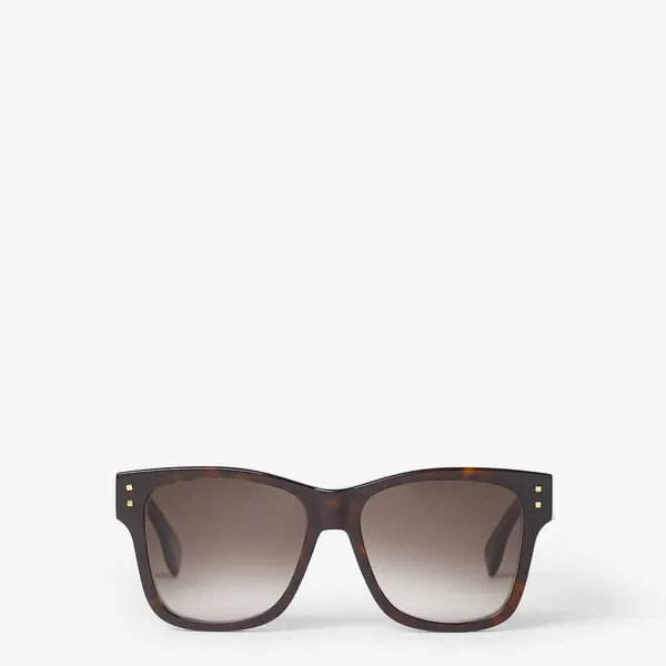 Fendi Ff Logo Square Sunglasses