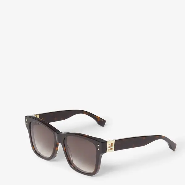 Fendi Ff Logo Square Sunglasses
