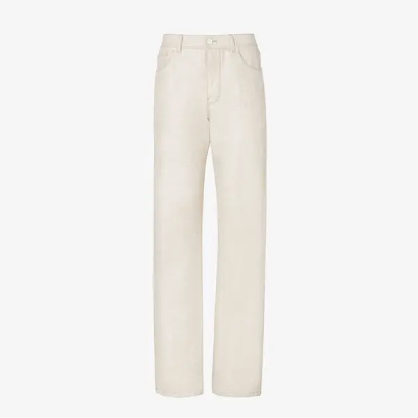 Fendi Selleria Long Jeans - White